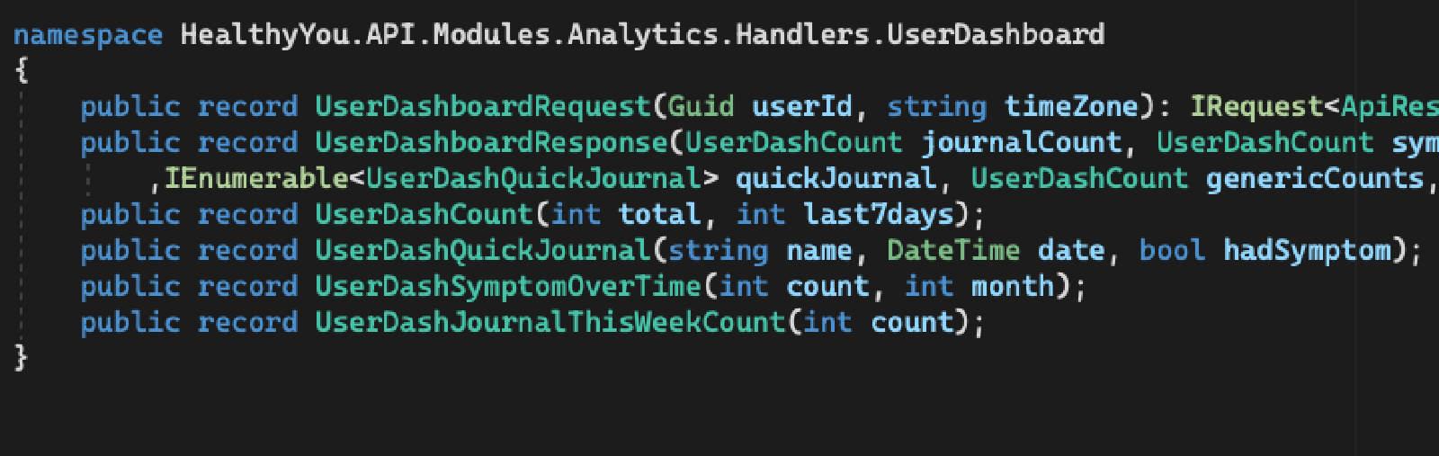 Use C# Records for your API Models